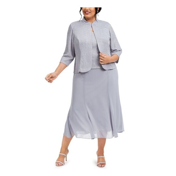 ALEX EVENINGS WOMAN | Dresses | Alex Evenings Woman Womens Light Blue ...